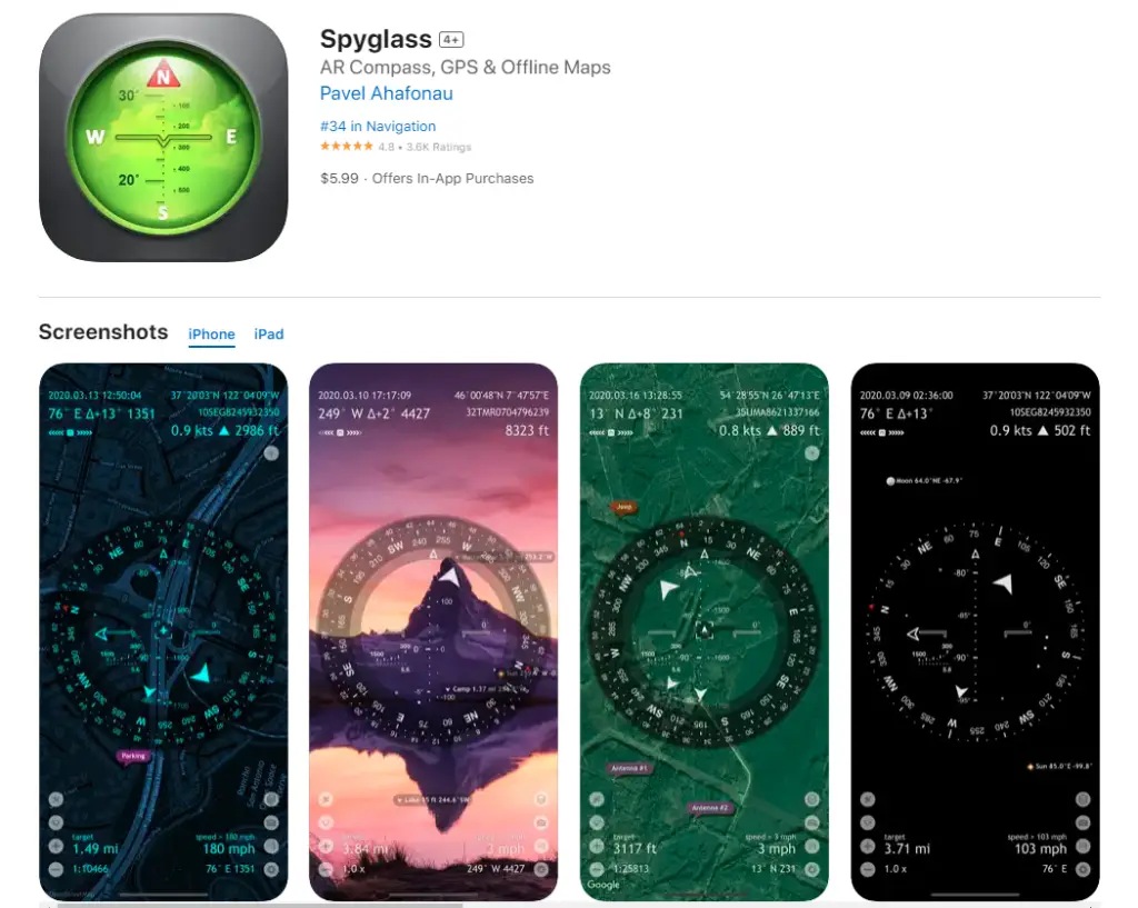 5 Top Best Compass Apps For iPhone For 2025 - Outdoorsity